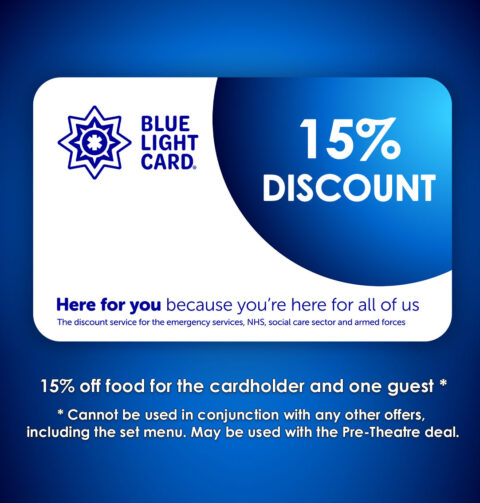Blue Light Card Offers - Cafe Du Soleil